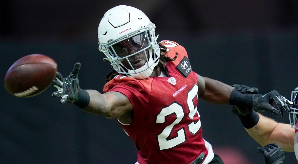 Cardinals' Jonathan Ward carted off after violent kickoff collision