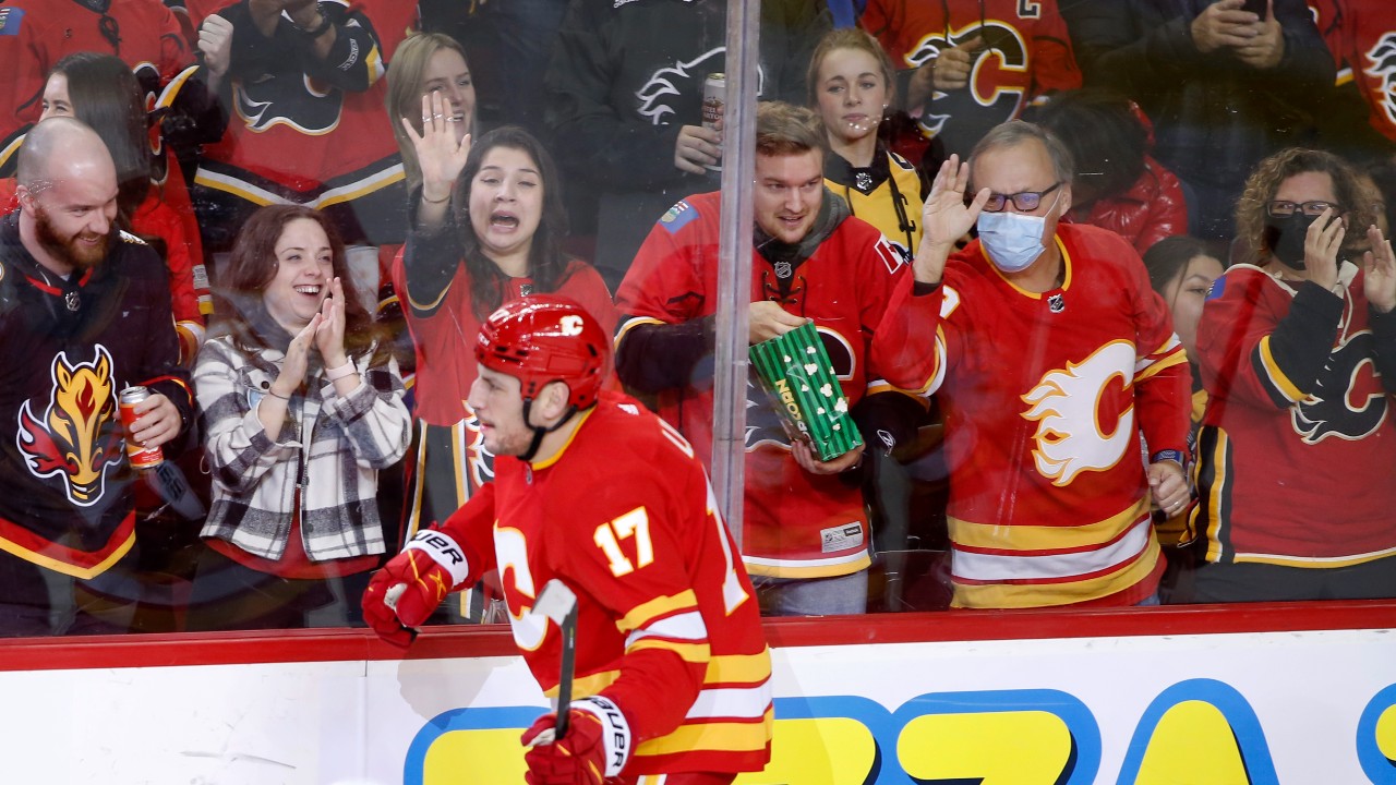 Flames back in win column with shootout victory over Penguins ...