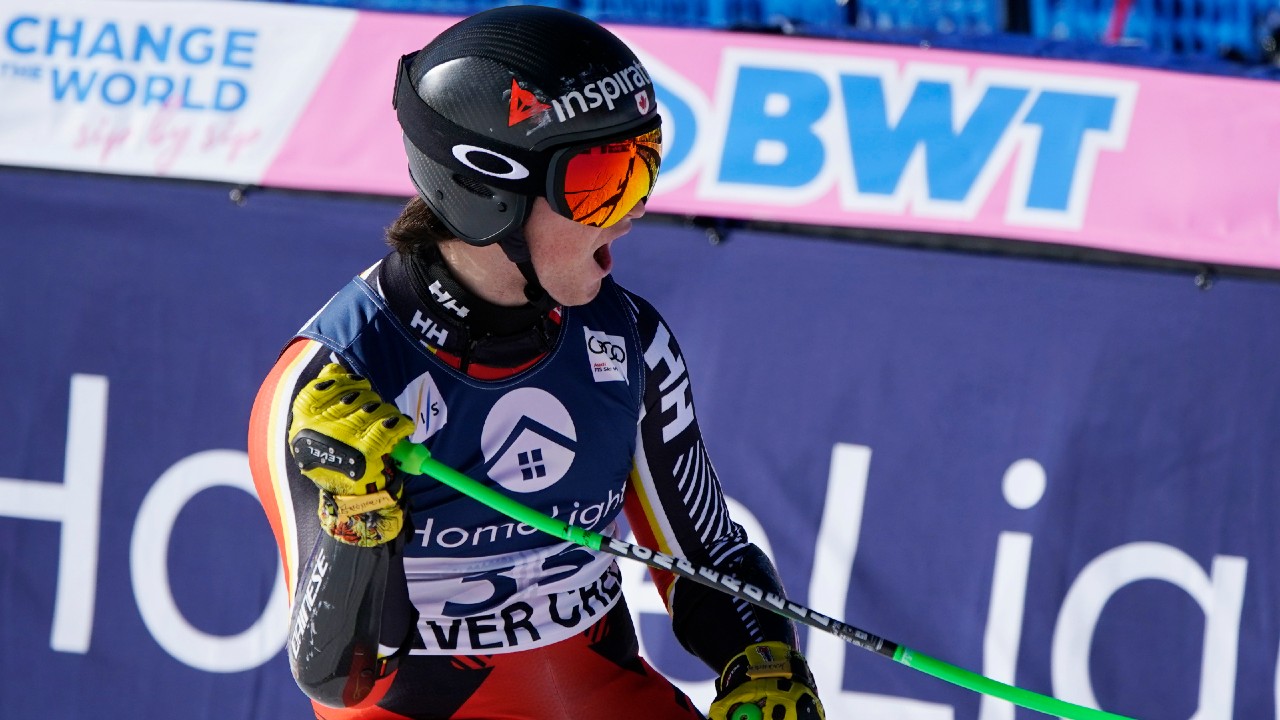 Canadian Broderick Thompson claims first podium in men's super-G race ...