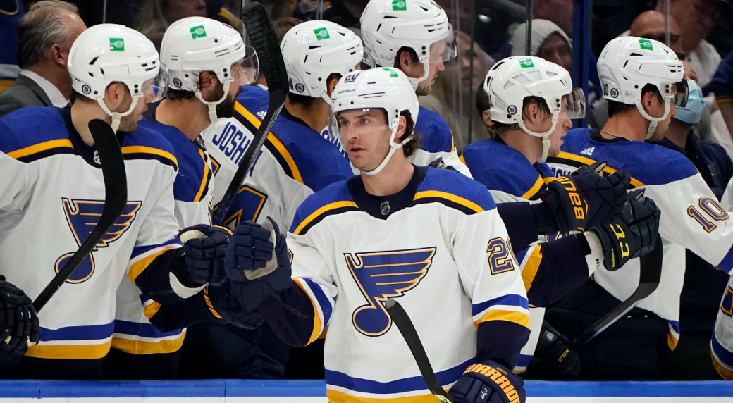 Blues will be shorthanded for second straight game vs. Red Wings