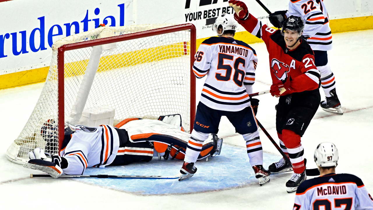 Hughes' second goal gives Devils wild OT win over Oilers - Sportsnet.ca