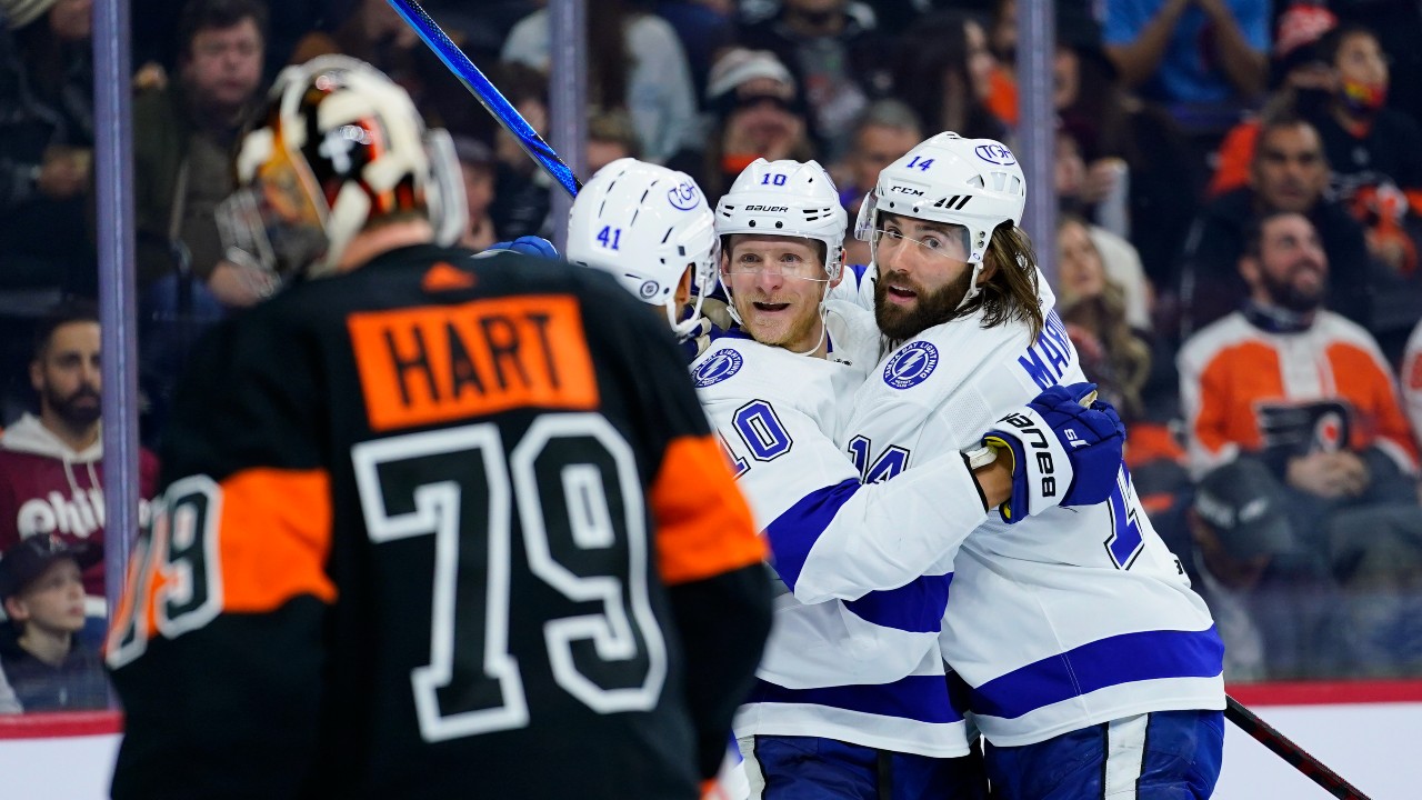 Flyers fall 7-1 to Lightning as losing streak hits eight games ...