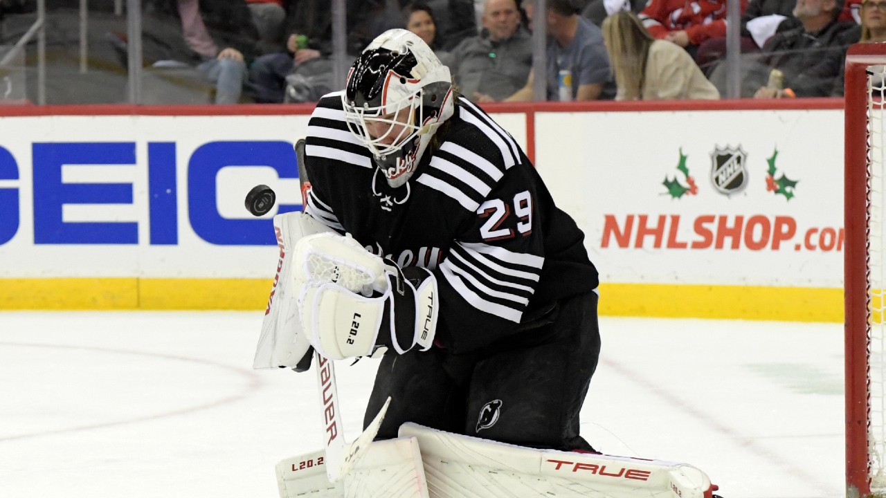 Devils trading Mackenzie Blackwood to Sharks for sixth-round pick ...