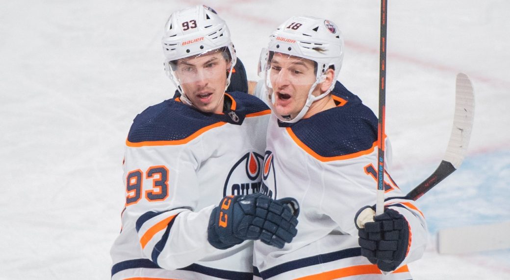 Oilers see early returns from retooled lines in rout of lowly Canadiens
