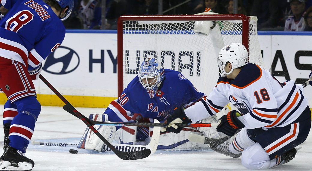 Oilers dealt fourth straight loss as Rangers take top spot in NHL standings