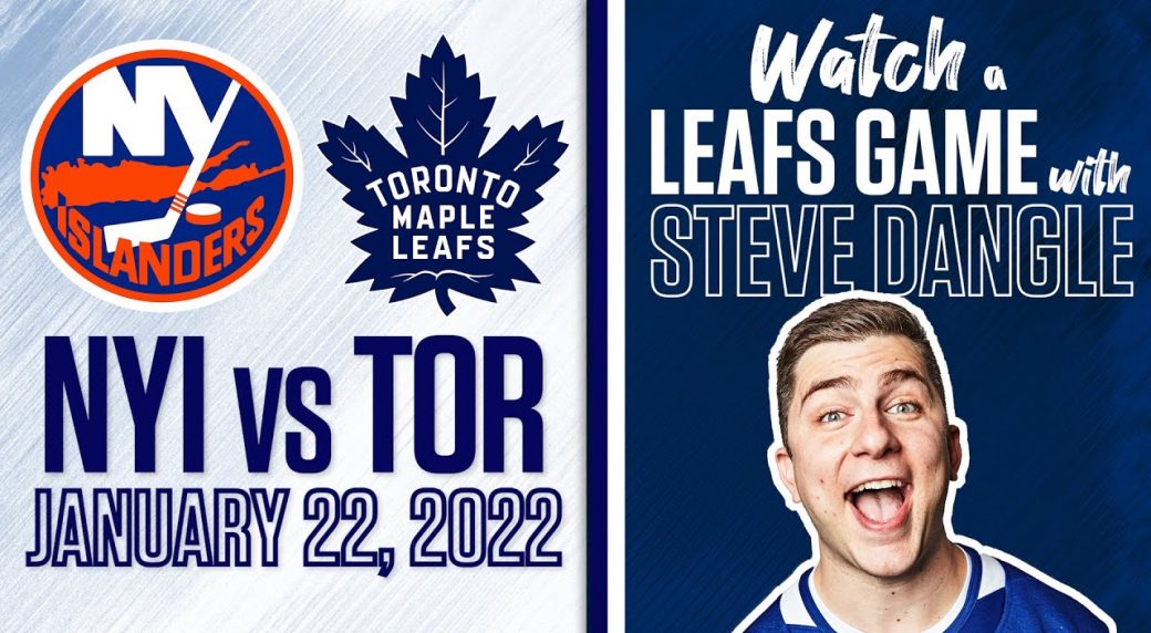 Watch the Maple Leafs take on the Islanders with Steve Dangle