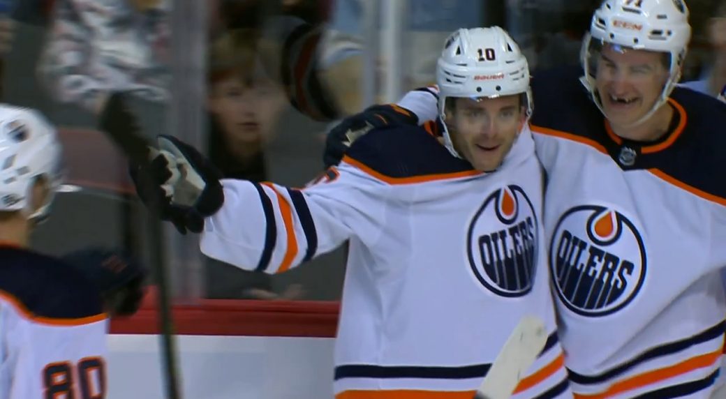 Derek Ryan's first career hat trick leads Oilers over Panthers