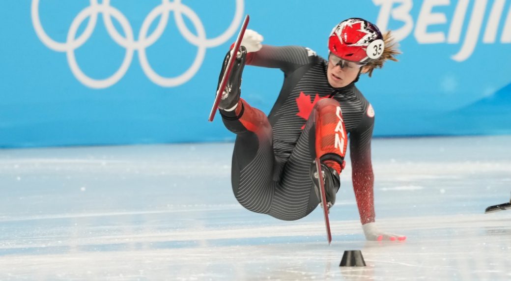 Canadian short-track star Boutin crashes out of 1,000-metre heats at ...
