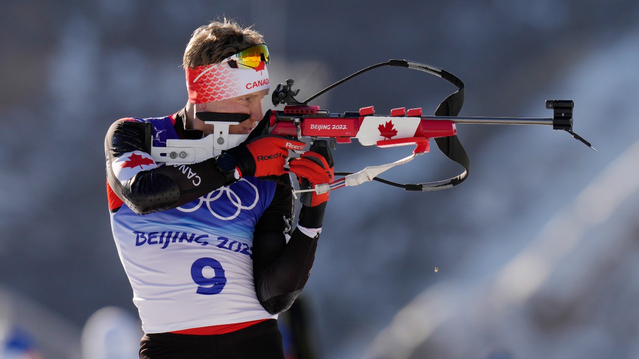 Gow ties Canadian record with fifth-place Olympic biathlon finish ...