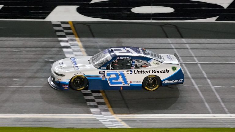 Austin Hill wins at Daytona as airborne crash ends NASCAR Xfinity ...