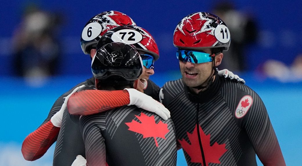 Hamelin, Canadian short-track relay team advance to Olympic final