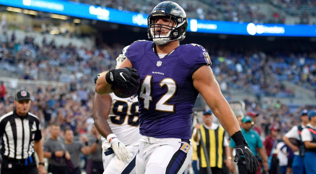 Ravens agree to three-year deal with Pro Bowl FB Patrick Ricard