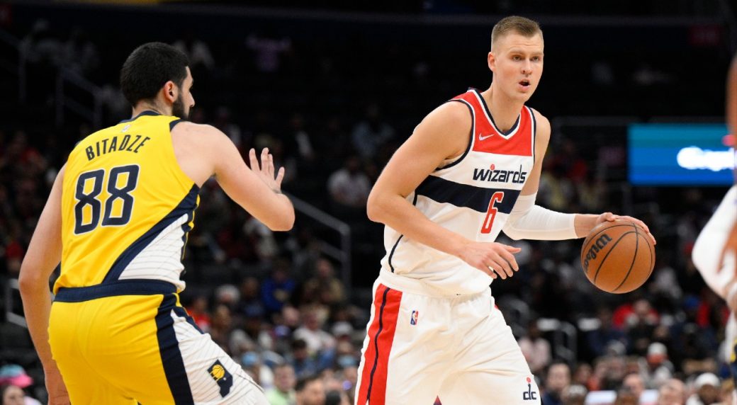Porzingis has 25 points in debut as Wizards beat Pacers