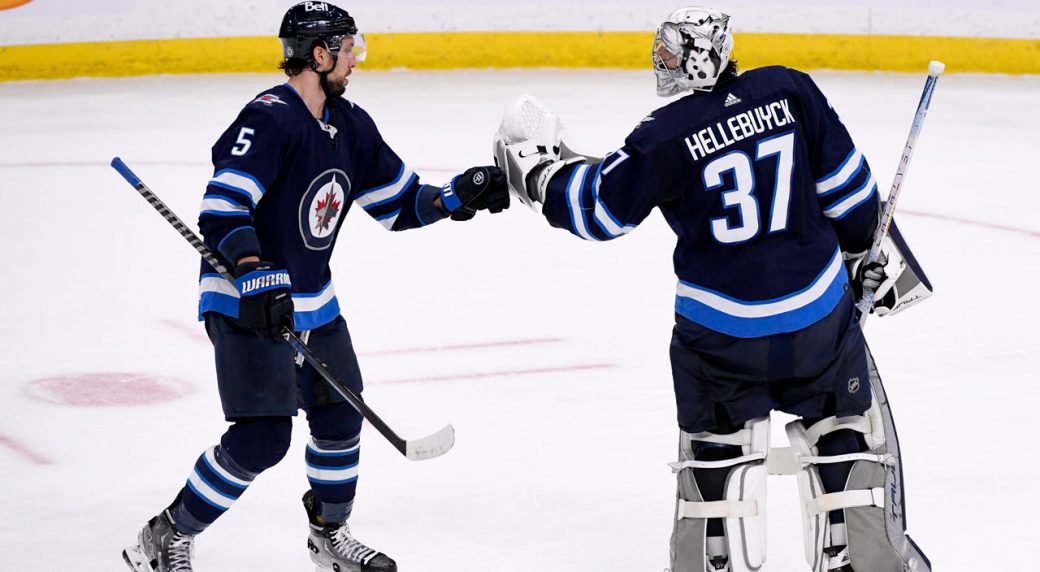 Dillon reinforcing value to Jets both on and off ice during playoff chase