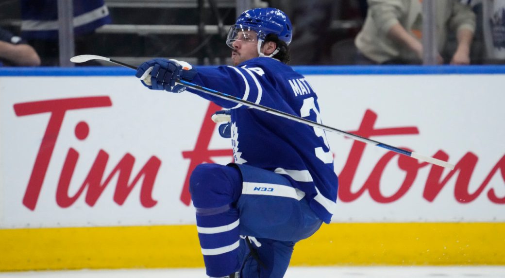 With historic 60th goal, Matthews takes throne as top sniper in today's NHL
