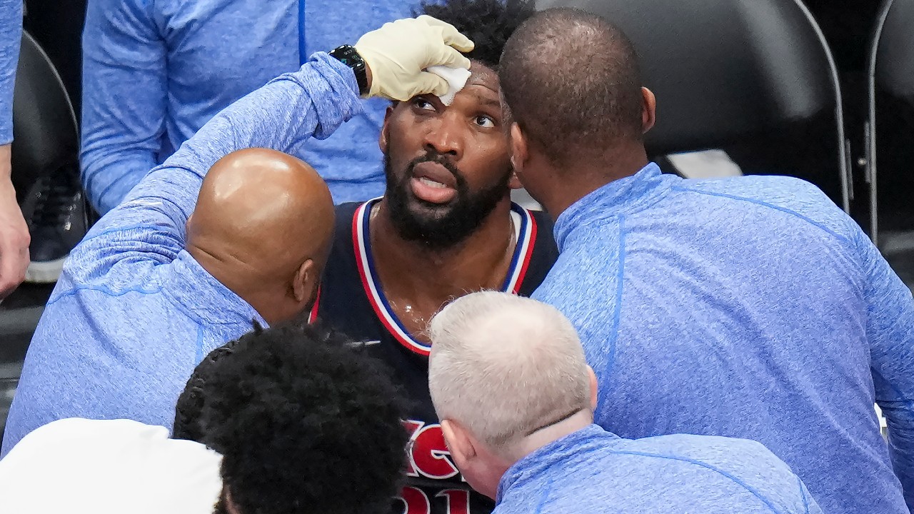 Sixers clinging to 'hope' that Embiid can eventually play in series ...