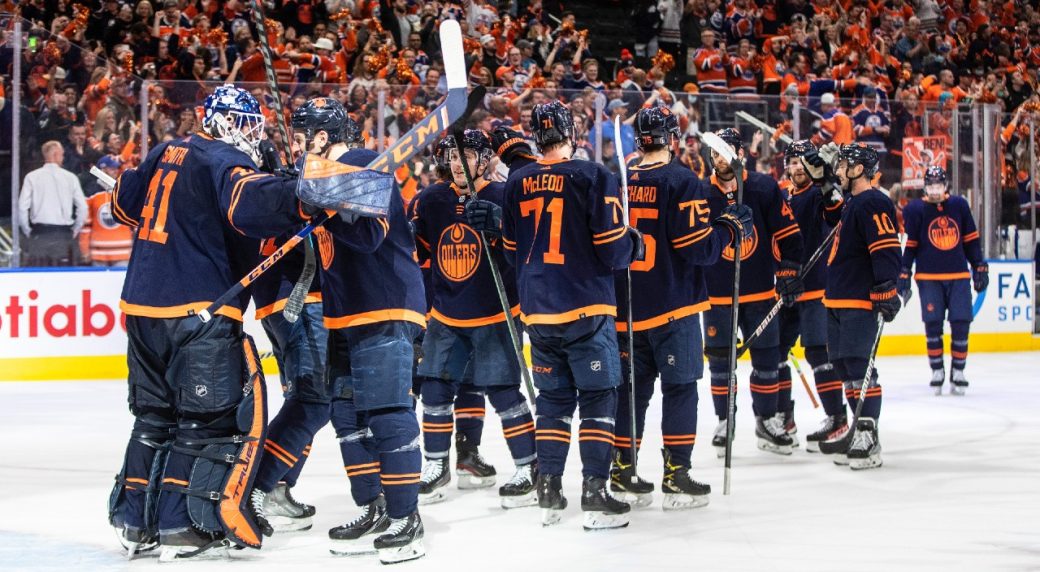 Watch Live: Oilers players speak to media after elimination from playoffs
