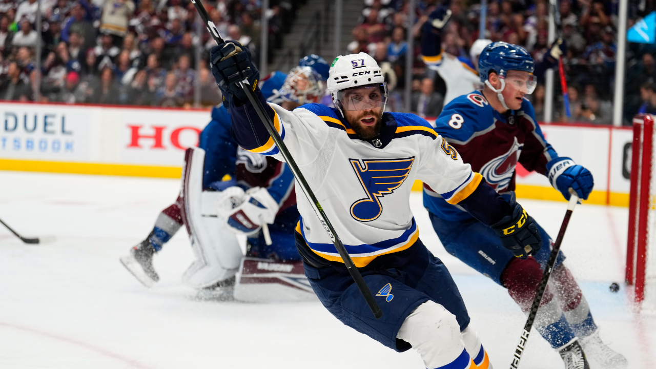 Perron scores twice, Blues even series with win over Avalanche ...