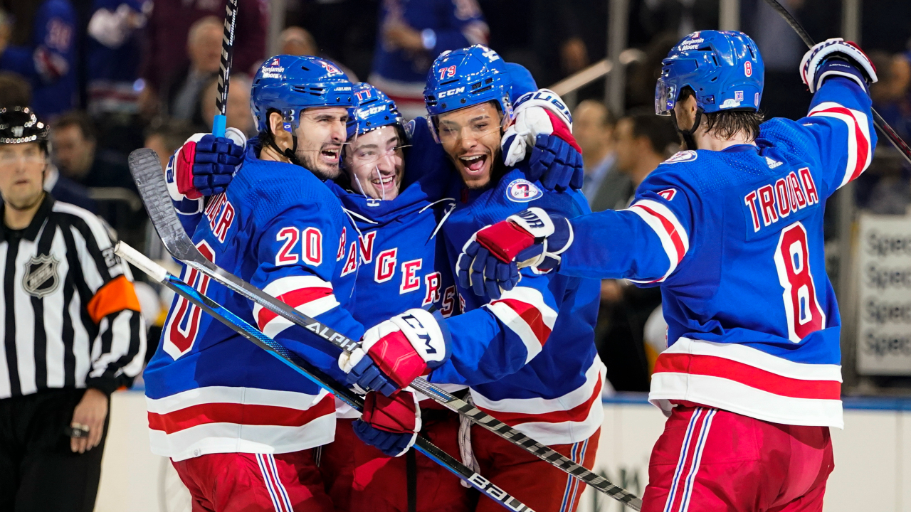 After triple-OT heartbreak, Rangers rebound to tie series vs. Penguins ...