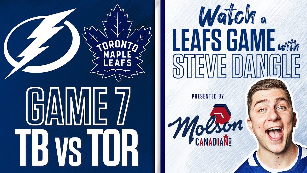 Watch Maple Leafs vs. Lightning, Game 7, live with Steve Dangle ...