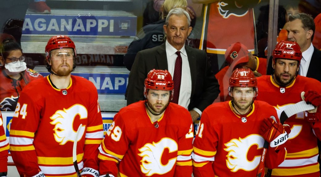 Watch Live: Flames coach Darryl Sutter discusses season