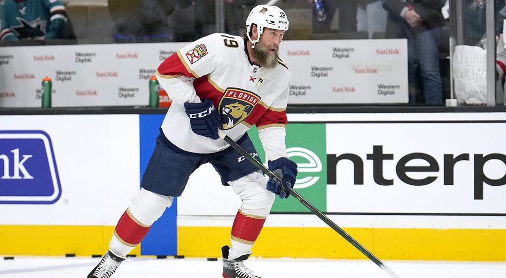 Joe Thornton enters lineup as Panthers look to avoid sweep vs. Lightning