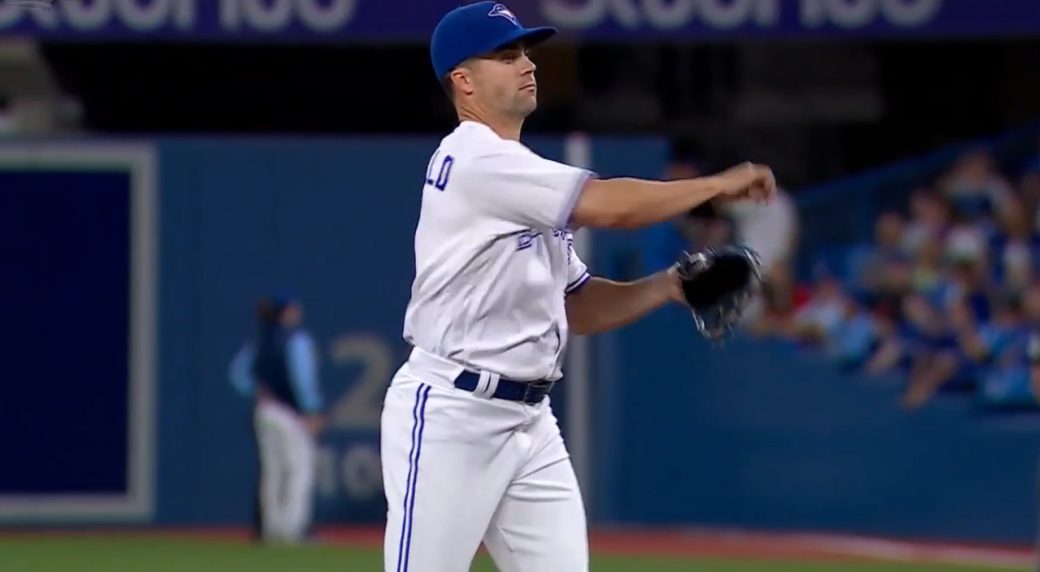 Blue Jays outfielder Merrifield makes surprise MLB pitching debut vs ...