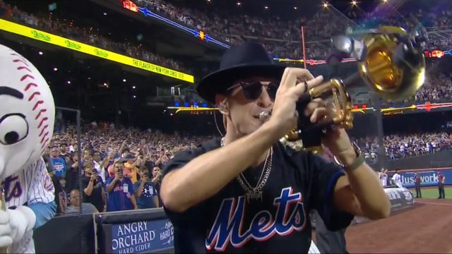 Timmy Trumpet plays after big Nimmo catch, Mets beat Dodgers