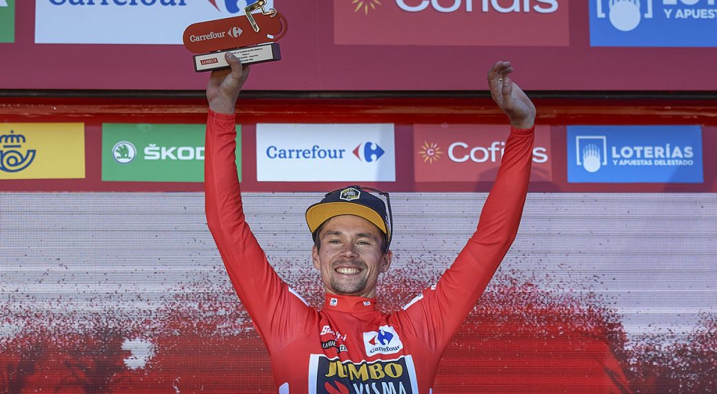 Primoz Roglic takes the lead as Vuelta returns to Spain