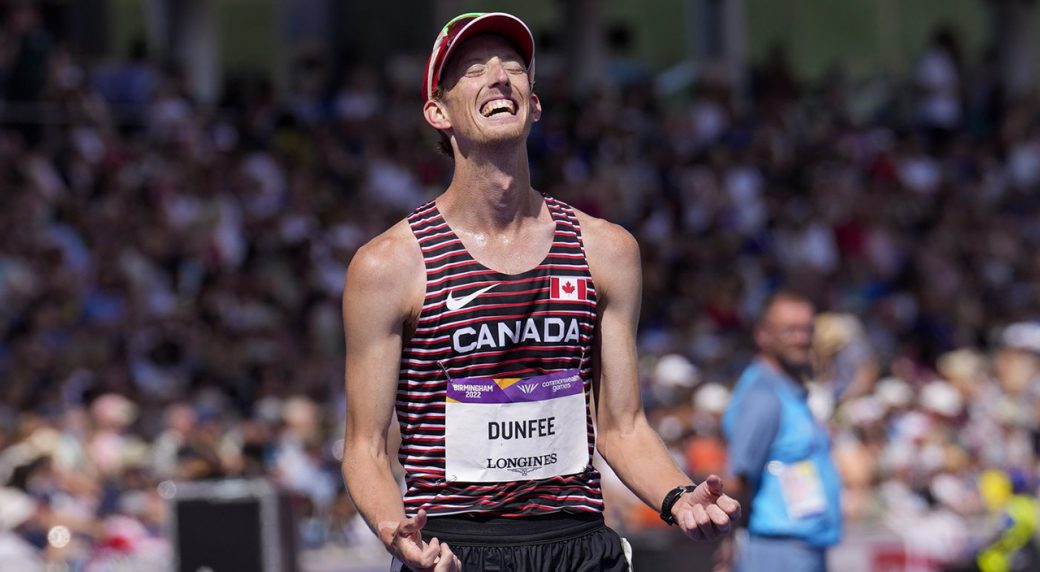 Canada's Evan Dunfee pulls away from field to win Commonwealth gold in ...
