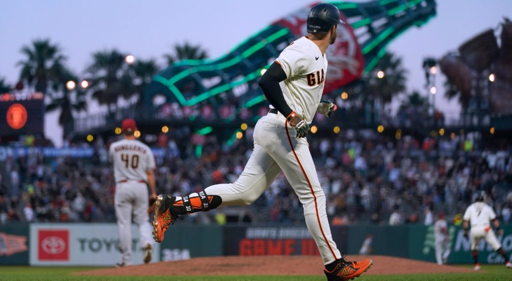 Live TV feed briefly shown in Diamondbacks' dugout during game