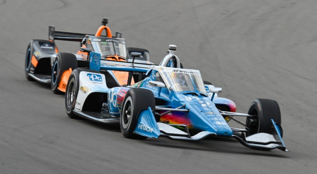 Josef Newgarden rockets into title contention with fifth IndyCar win