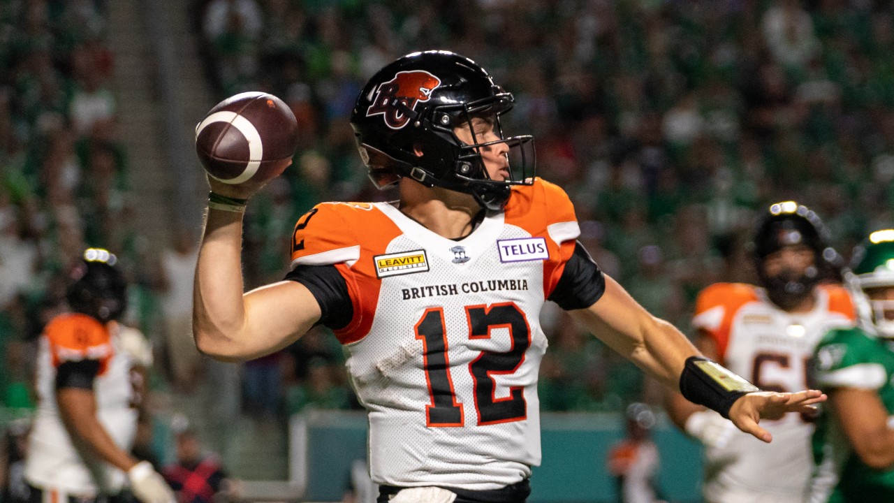 Lions quarterback Nathan Rourke nominated for two CFL individual awards ...