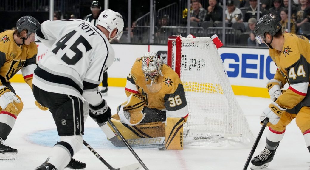 Kings' Doty suspended two games for high, late hit on Sharks' Viel