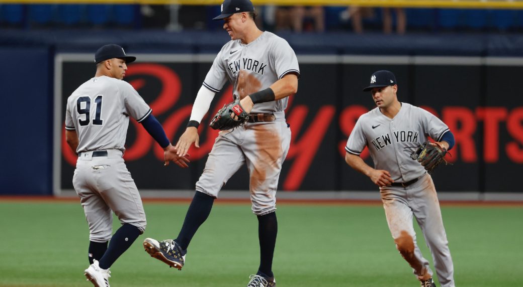Judge cranks 53rd homer as Yankees avoid 3-game sweep to Rays