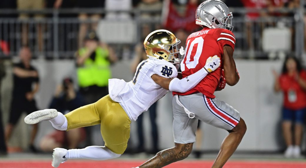 Ohio State grinds out a win over Notre Dame in season opener