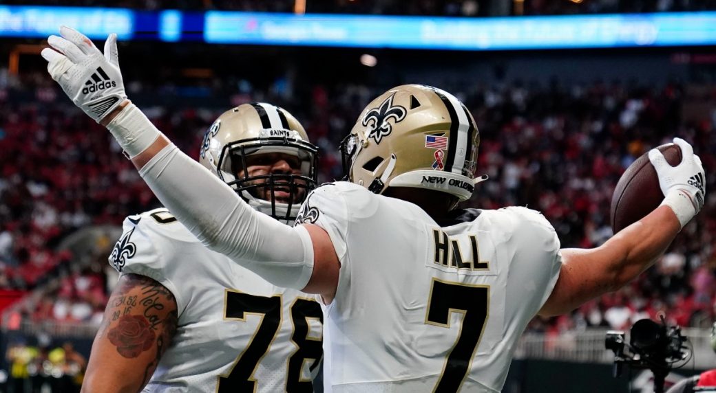 Saints pull off improbable comeback to edge Falcons