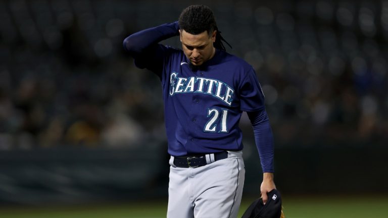 Mariners held to one hit, Castillo tagged in loss to Athletics ...