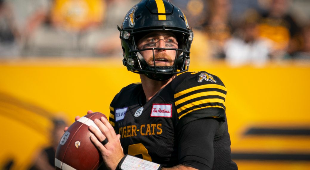 Veteran Dane Evans leads Tiger-Cats to stunning home victory over Blue ...