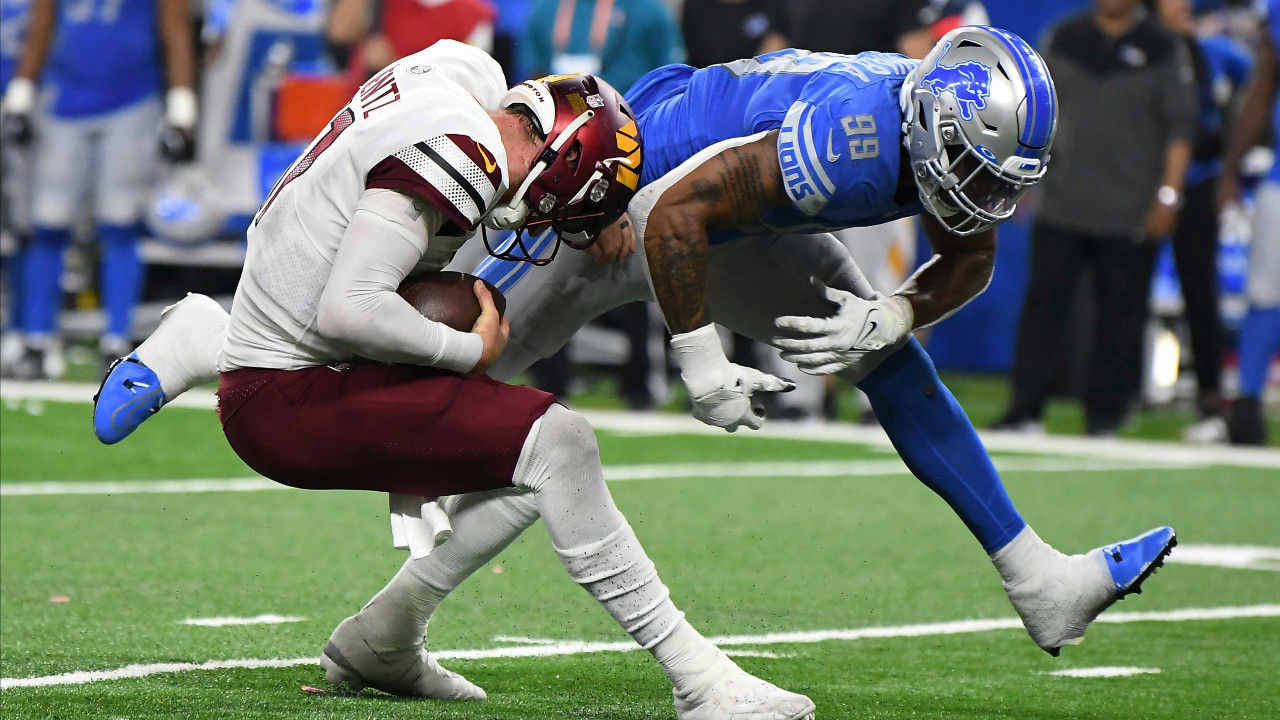 Goff throws four touchdown passes as Lions beat Commanders - Sportsnet.ca