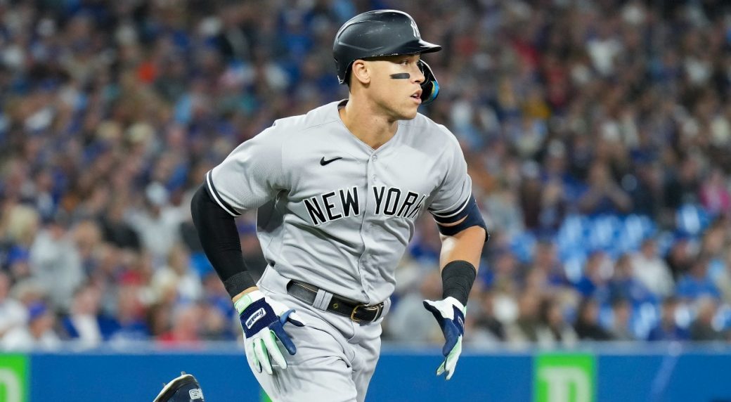 Judge held homerless, still at 60, Blue Jays beat Yankees in 10th