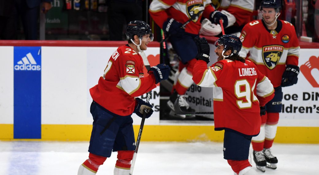 Lomberg scores in third to lift Panthers over Islanders