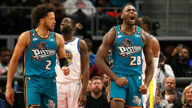 Bey, Cunningham lead Pistons past defending champ Warriors - Sportsnet.ca