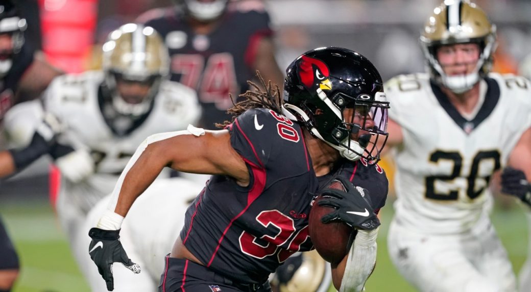 Cardinals use two pick 6s in first half to down Saints