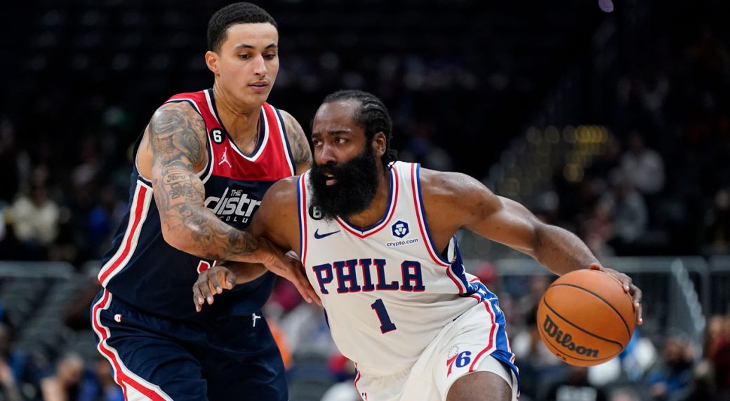 Harden, Maxey get 76ers back to .500 with win over Wizards