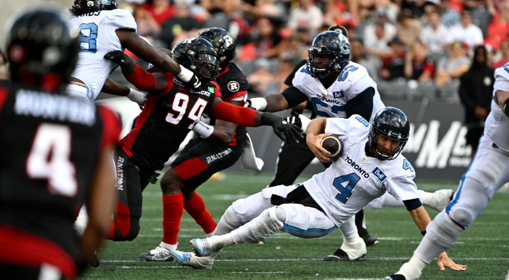 Redblacks' Lorenzo Mauldin IV leading CFL in sacks with club-record 14