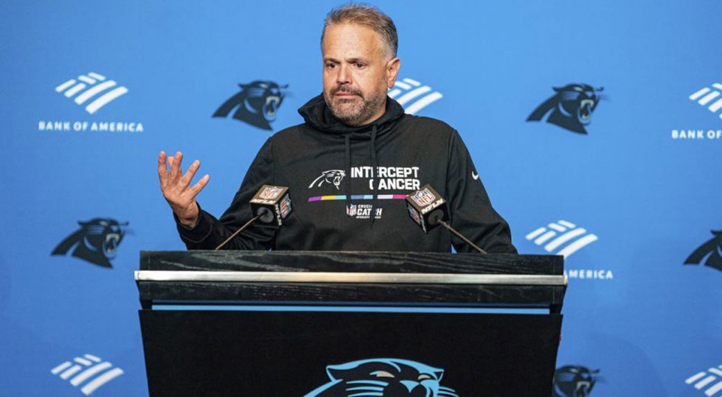 Panthers fire head coach Matt Rhule after 1-4 start to season