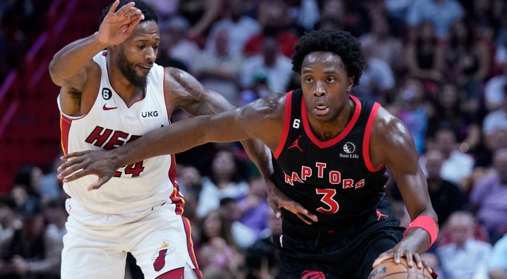 Raptors down Kyle Lowry's Heat with second-half rally