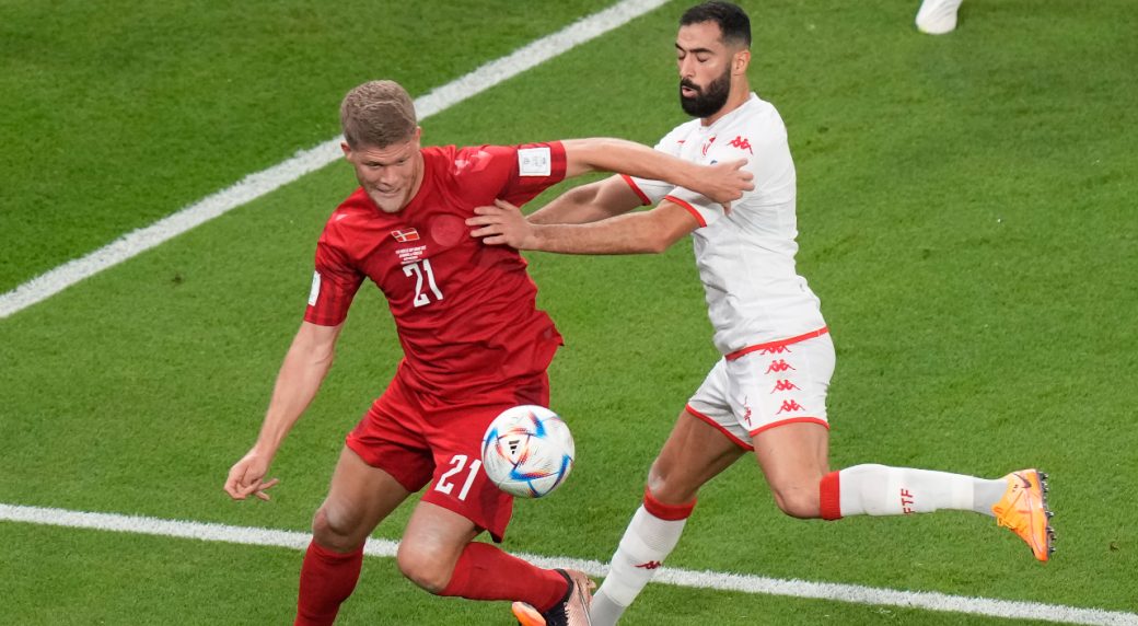 Tunisia holds Denmark to scoreless draw in Group D at World Cup