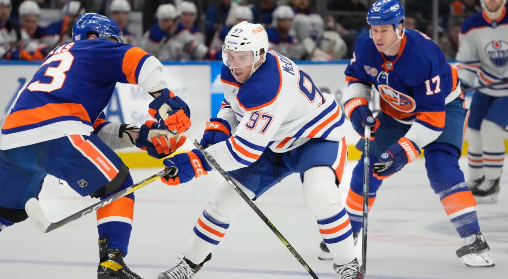 Oilers shutout by Islanders as Sorokin makes career-high 49 saves